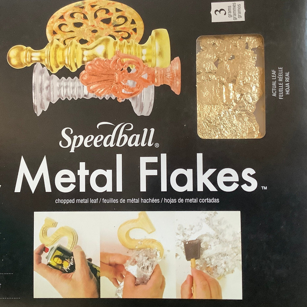 Speedball Simple Leaf & Metal Flakes – Live Love Art Factory