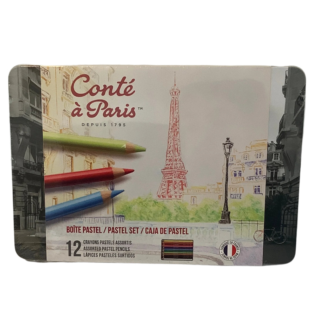 Conte A Paris Pastel Pencil Set - 12 – Live Love Art Factory