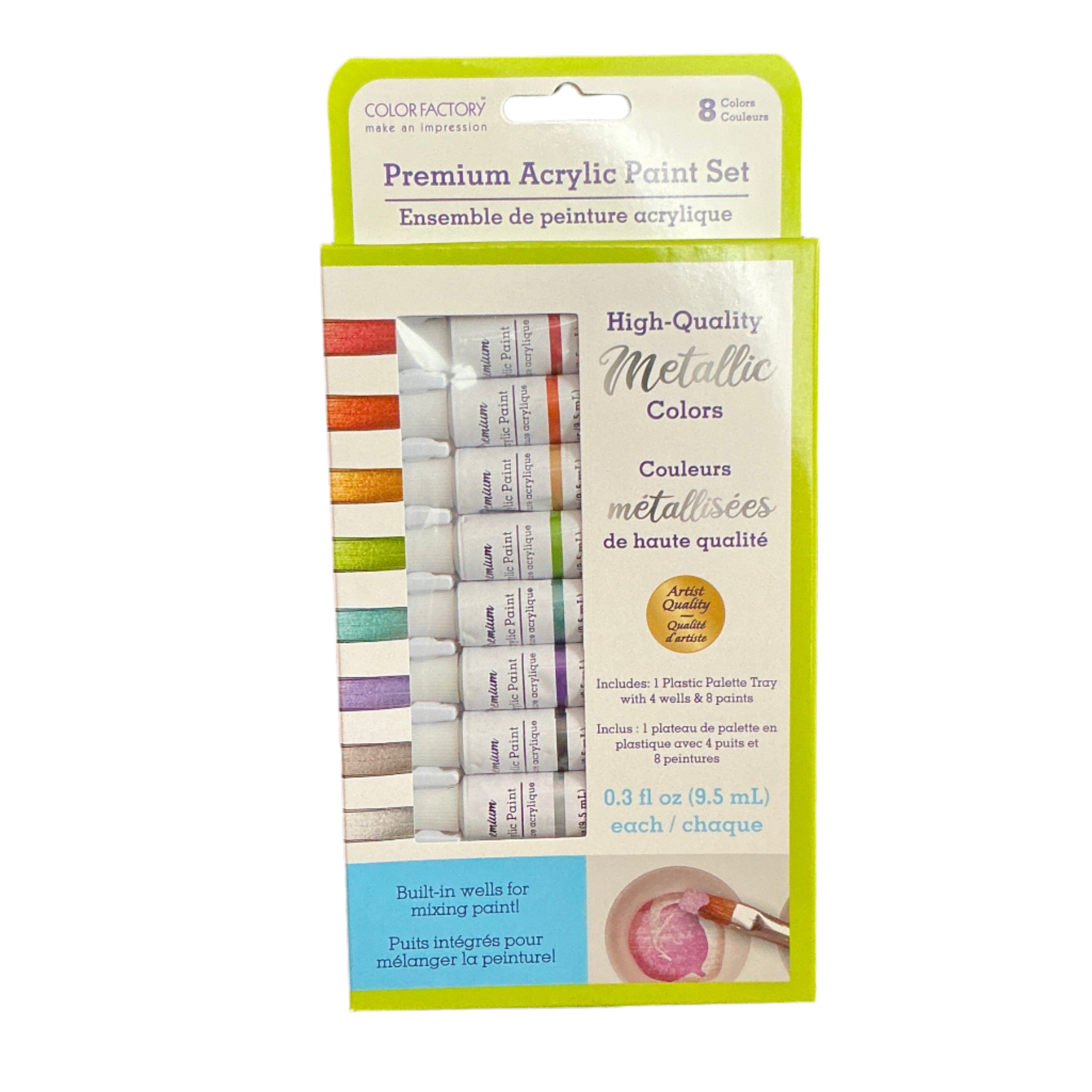 Premium Acrylic Paint Set - Metallic Colors – Live Love Art Factory