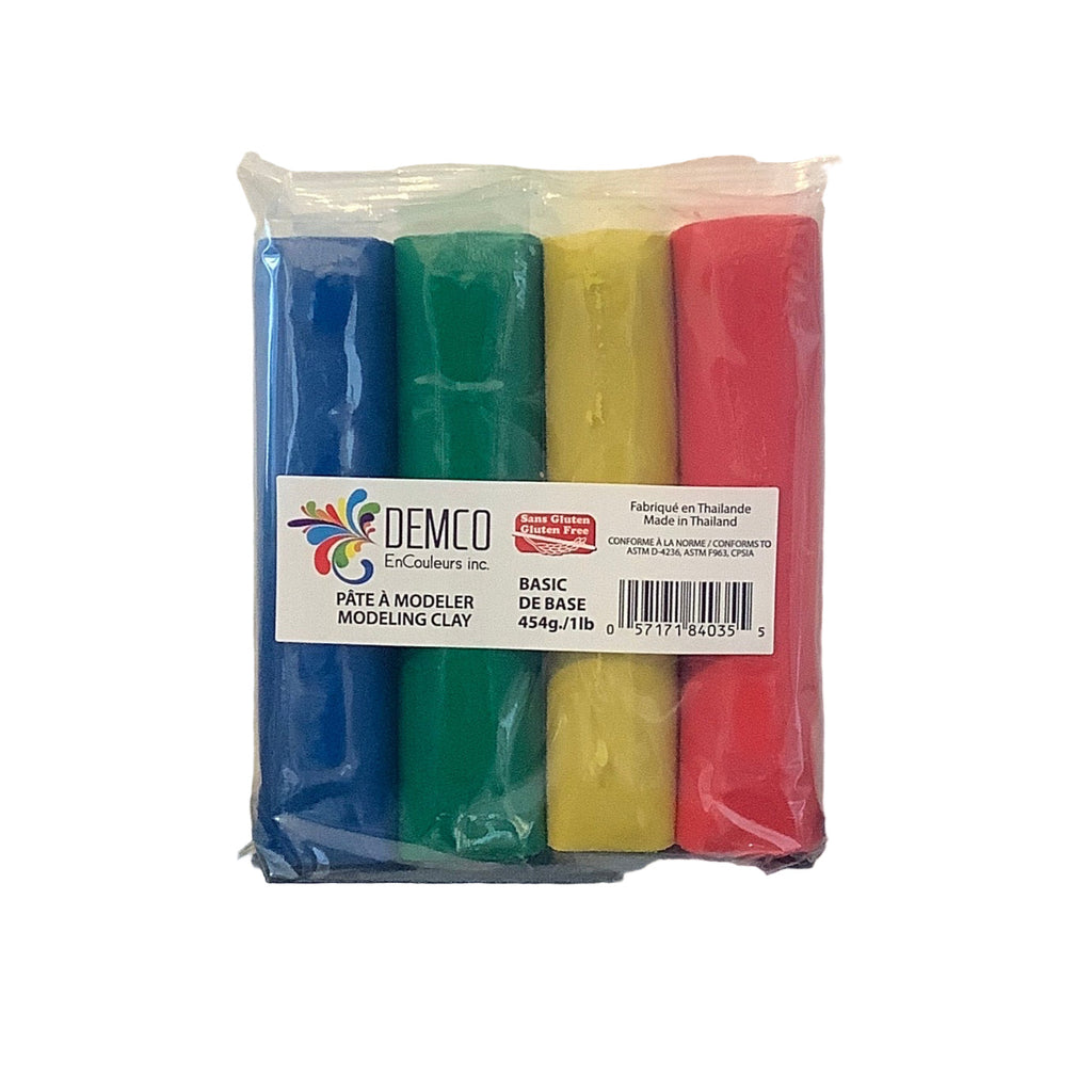 Demco Modelling Clay - 4 Colour assortment – Live Love Art Factory