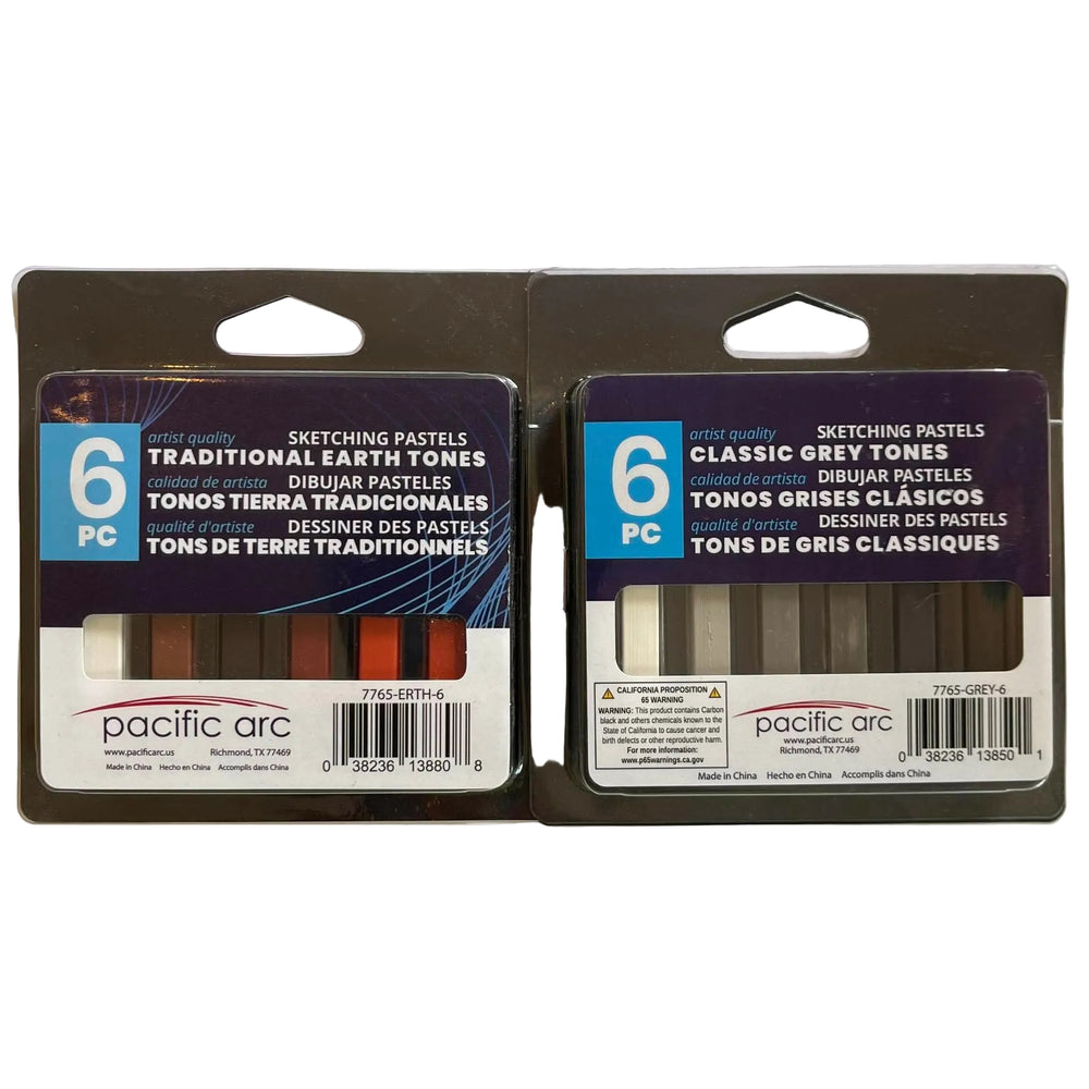 Pacific Arc Sketching Pastels - 6 piece pack – Live Love Art Factory