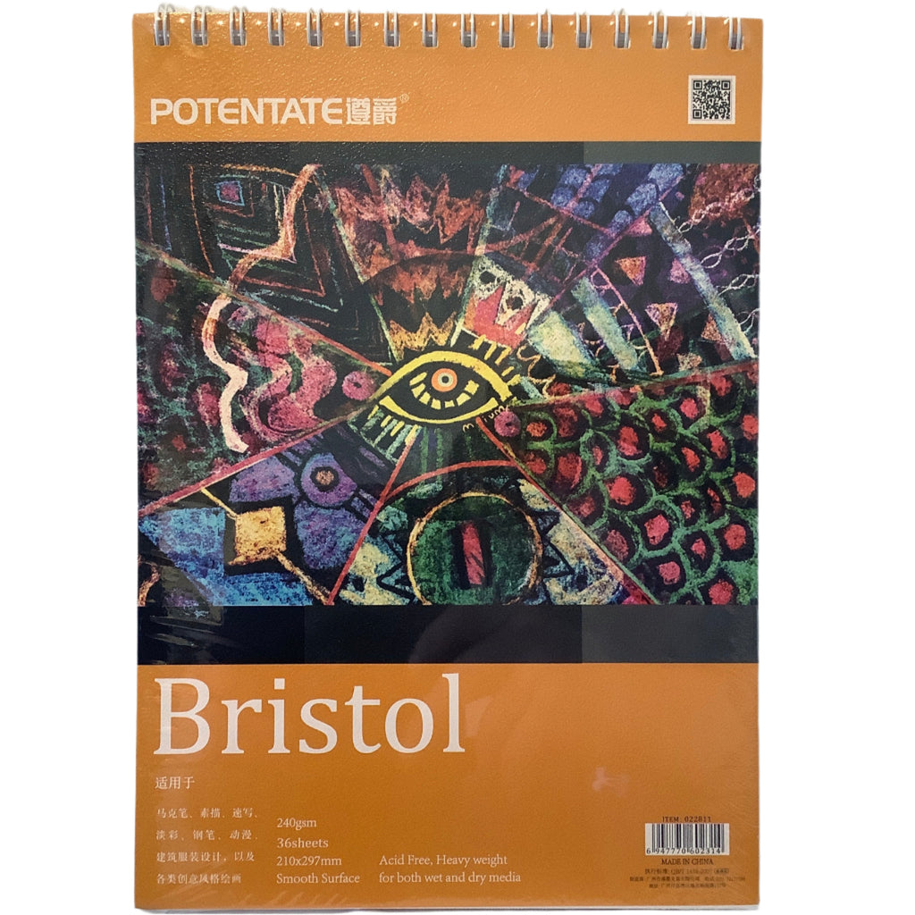 Potentate Bristol Spiral Bound Pad – Live Love Art Factory