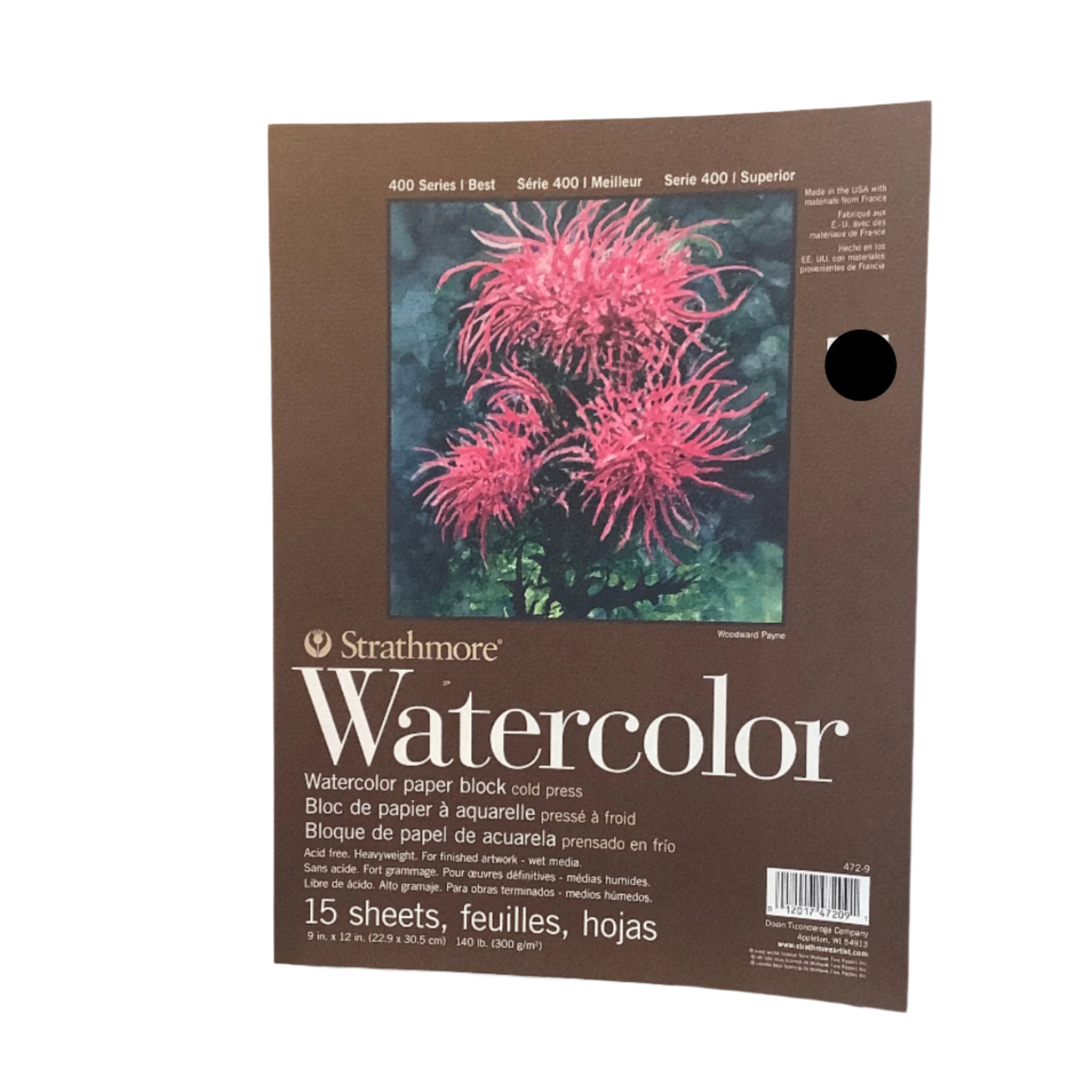 Strathmore 400 series - Watercolor Block Cold Pressed, 9 x 12 inches ...